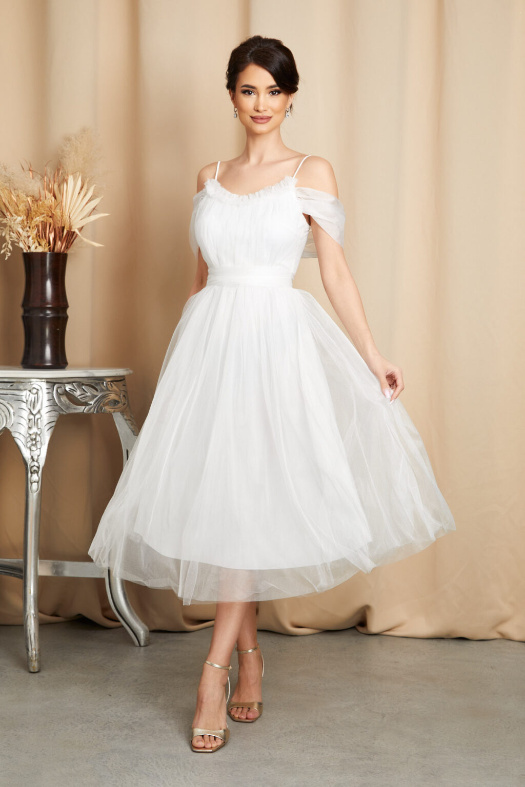 Rochii Albe Elegante Lungi, Scurte, Midi - Rochii Deosebite.ro