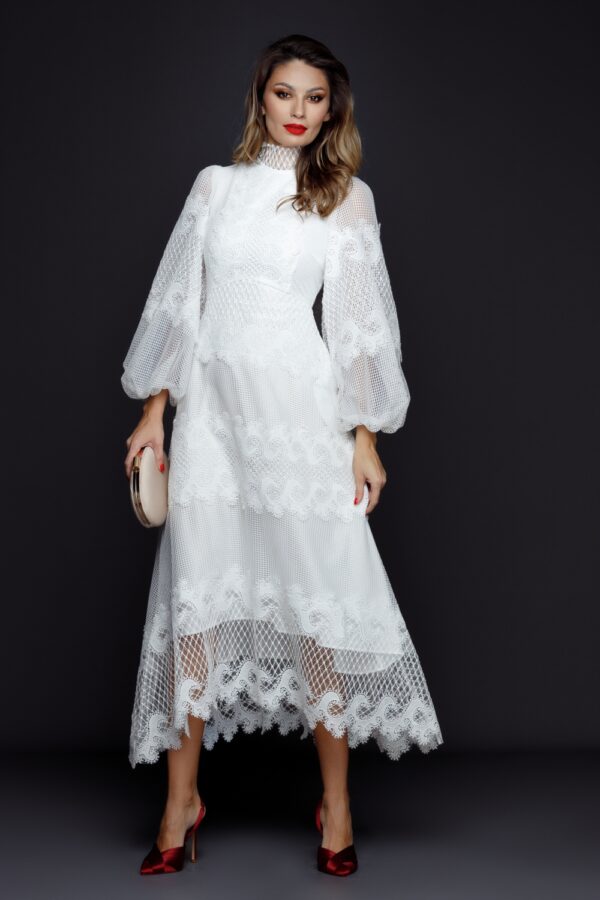 Rochii Albe Elegante Lungi, Scurte, Midi - Rochii Deosebite.ro