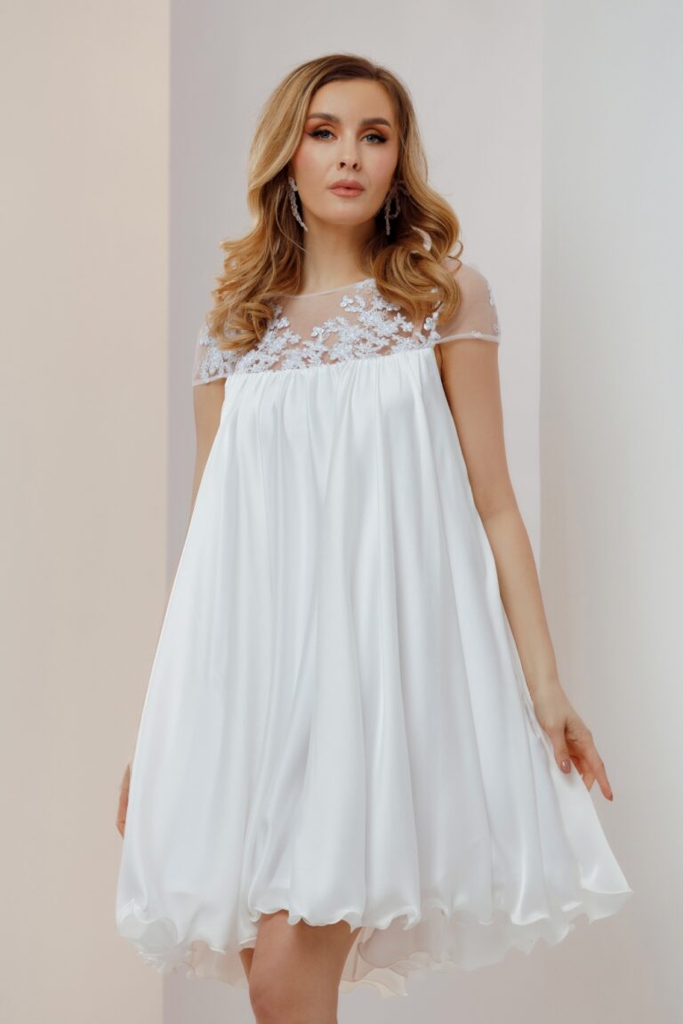 Rochii Albe Elegante Lungi, Scurte, Midi - Rochii Deosebite.ro